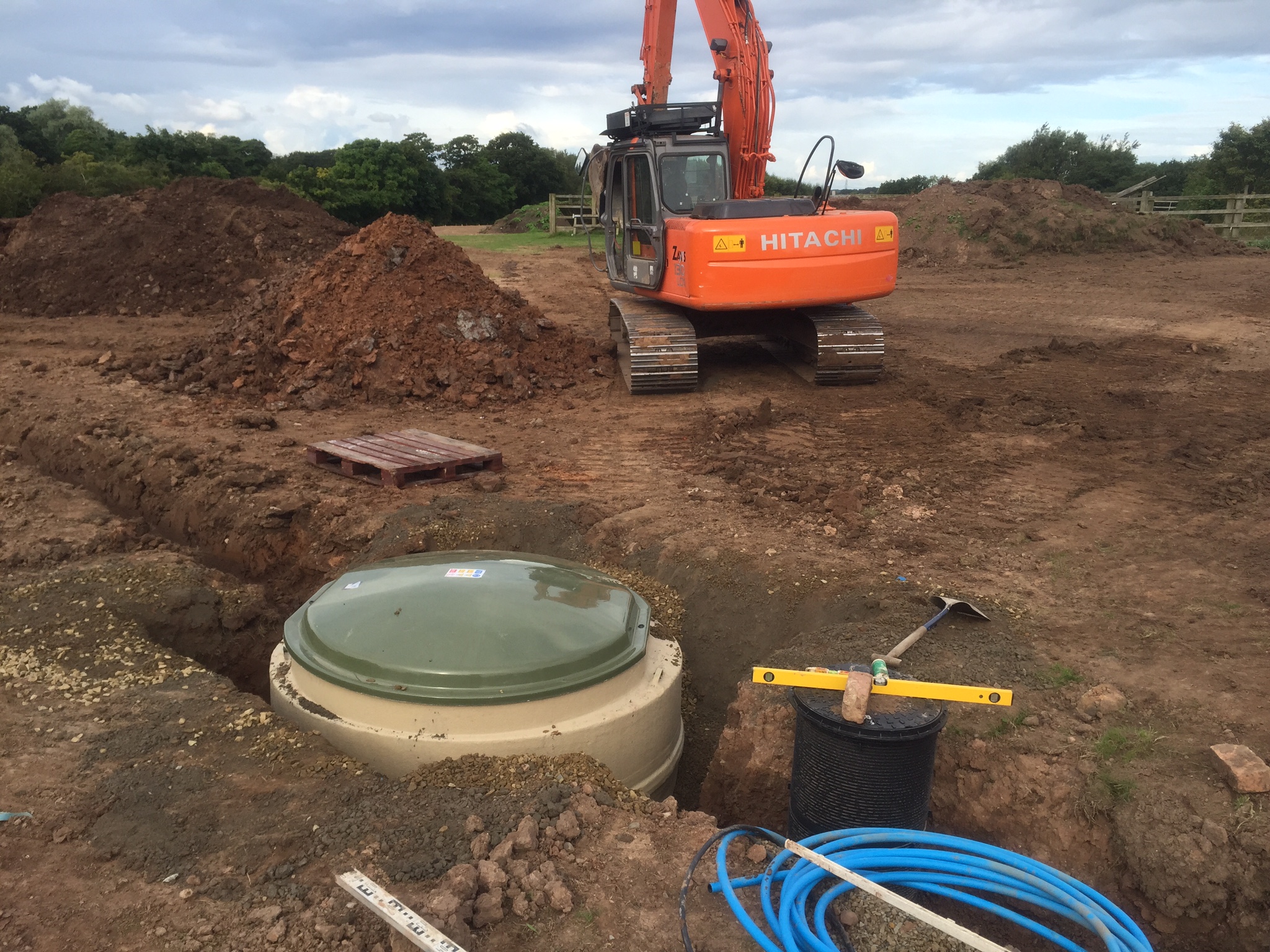 Septic Tank Installation - Mawdesley . Lancashire - PJC Groundwork ...